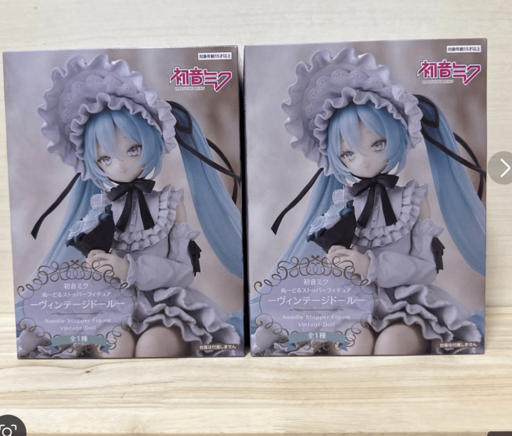 65690 Hatsune Miku Noodle Stopper Figure Vintage Doll Set of 2 ...