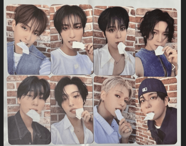 ATEEZ TOKTOQ GOLDEN HOUR trading cards set of 8 - Articulos Japan (Post ...