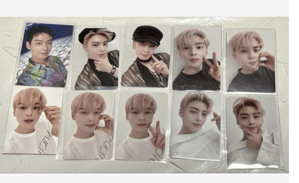 ASTRO Cha Eunwoo Switch On Trading Card Complete - Articulos Japan ...