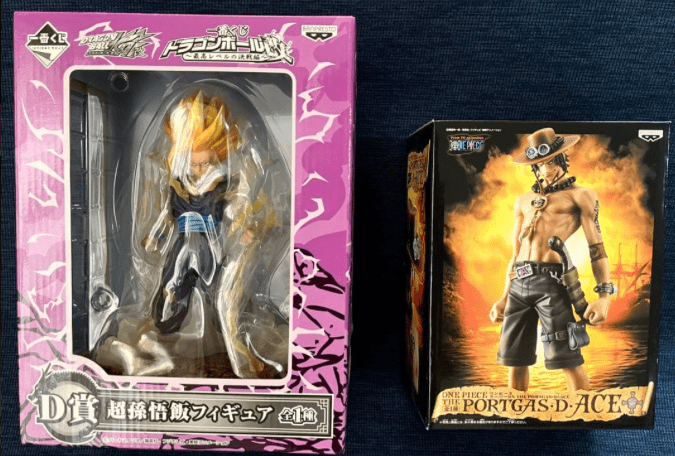 72924 Dragon Ball Kai Son Gohan Ichiban Kuji D Prize + ONE PIECE ACE ...