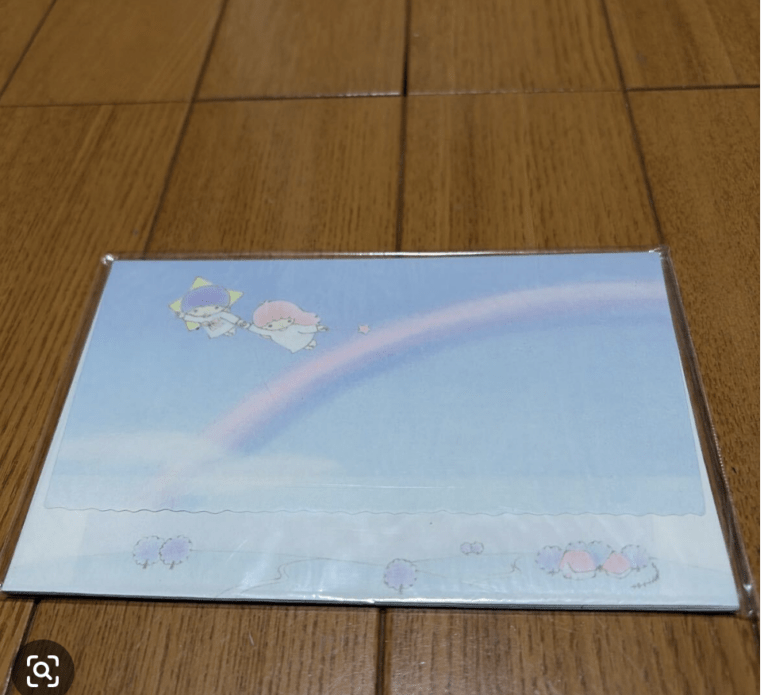 83296 Sanrio ★ Kiki & Lala ★ Envelope ★ 1976 ★ Showa Era ★ - Articulos ...
